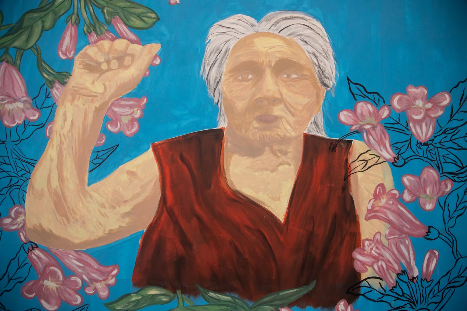 Yo empecé a pintar cuando mi abuelita empezó a perder la memoria. 100 ...